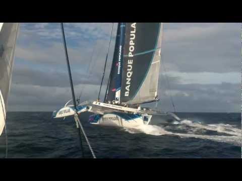 Banque populaire High Speed Trimaran Mid Atlantic ARC2011