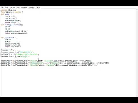Librería Tkinter en Python - YouTube
