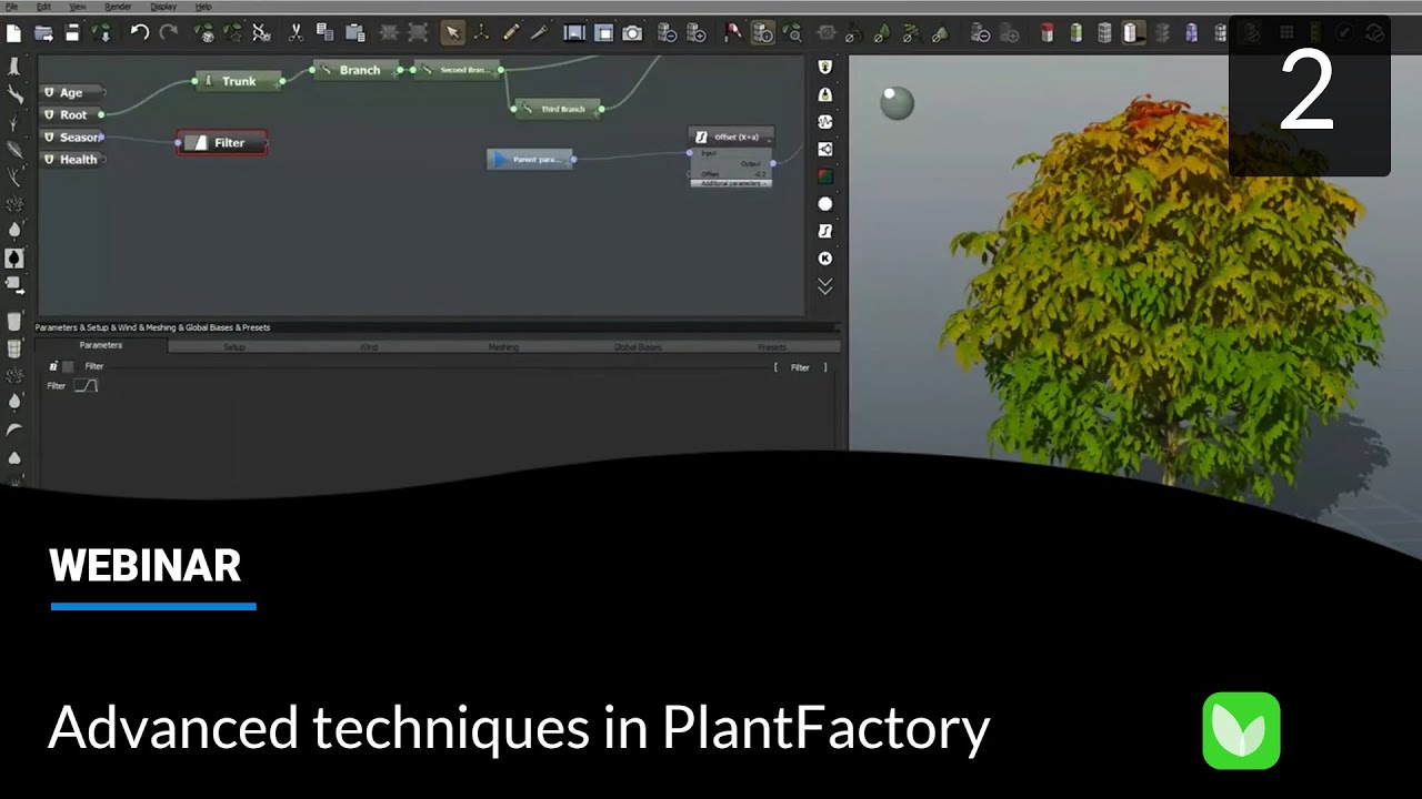 PlantFactory: Advanced techniques webinar (part 2) - YouTube