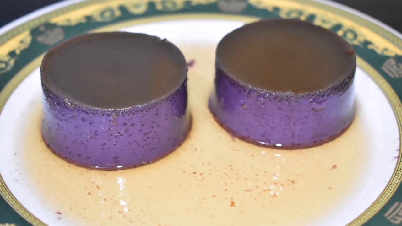 Ube Leche Flan Recipe - YouTube