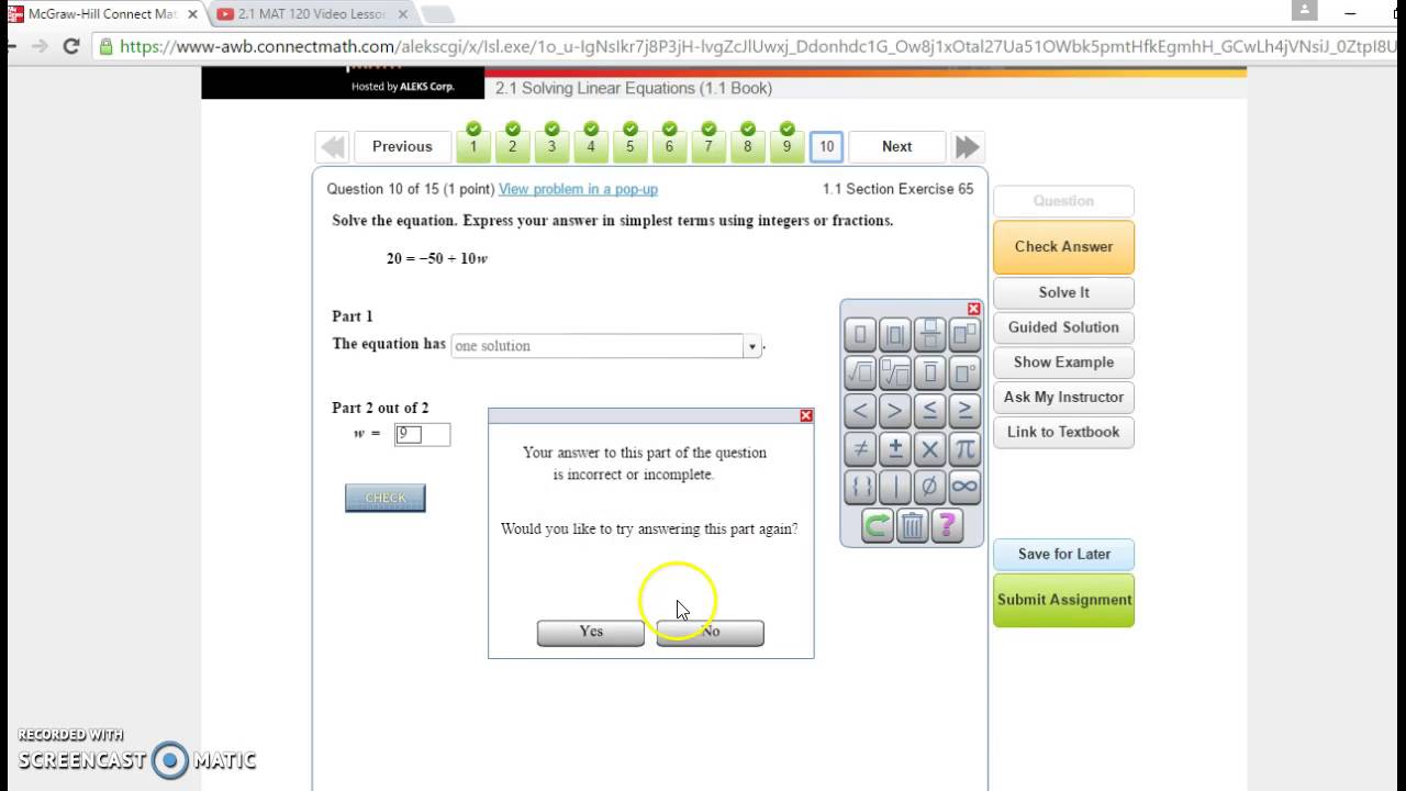 Navigating Connect Math Tutorial - YouTube