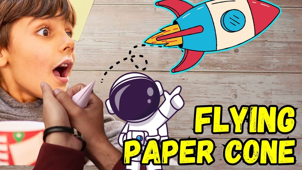 🎉 DIY Paper Cone Craft – Easy and Fun Paper Toy for Kids | Simple ...
