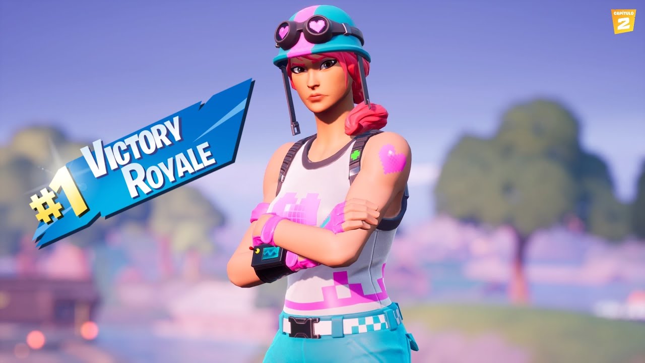 Victoria con el NUEVO estilo skin DIANA Fortnite - YouTube