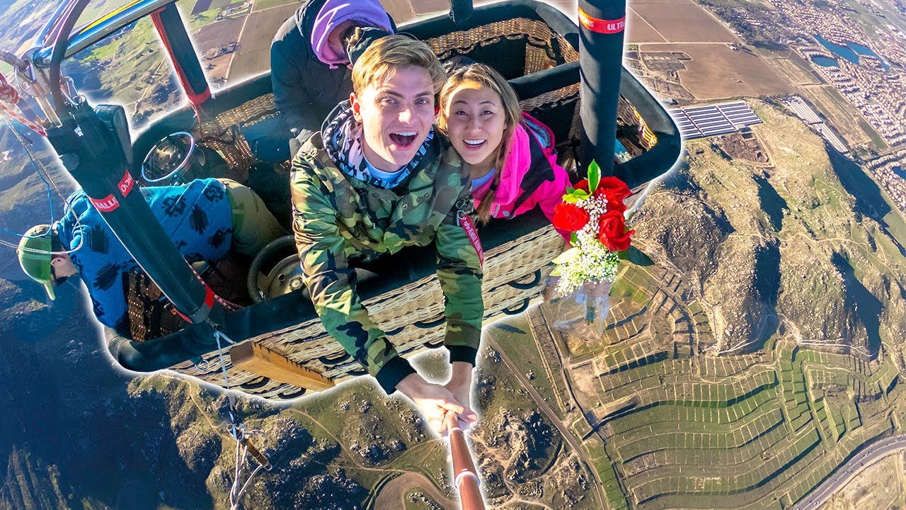 DONT LOOK DOWN!! (SCARY VALENTINES DATE WITH CARTER SHARER) - YouTube