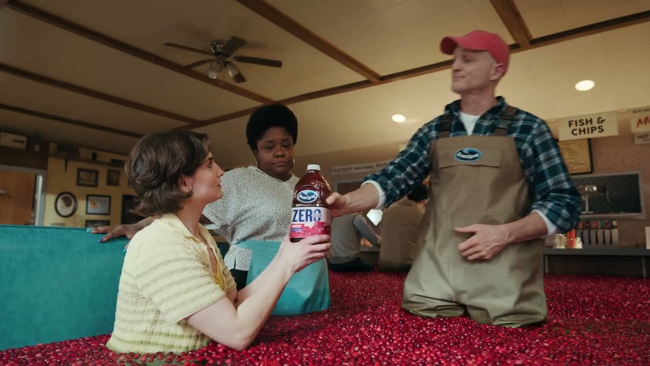 Ocean Spray Commercial Actors Margot Robbie Takes On Another Iconic