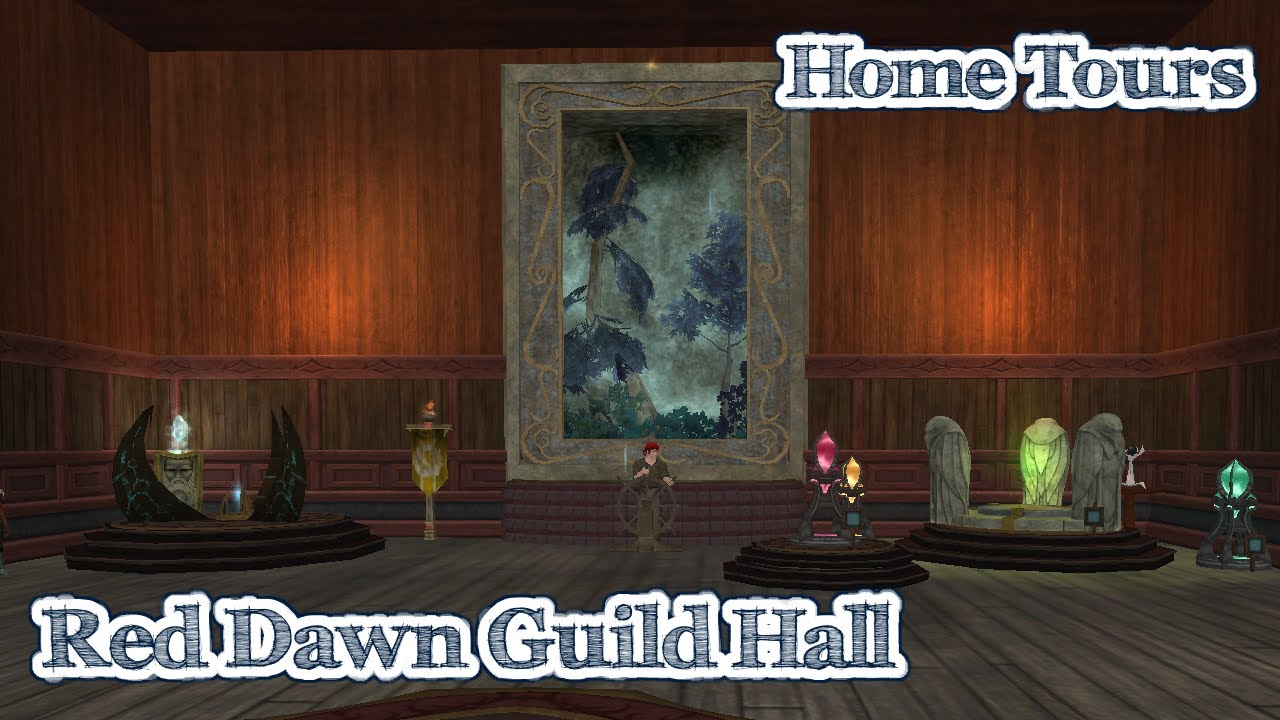 EQ2 House Tour: Sirin ~ Red Dawn Guild Hall - YouTube