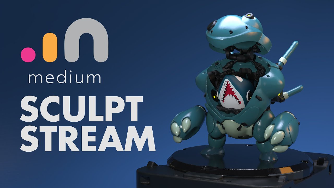 Sculpting Mechas in VR with Adobe Medium - [Full Stream] - YouTube