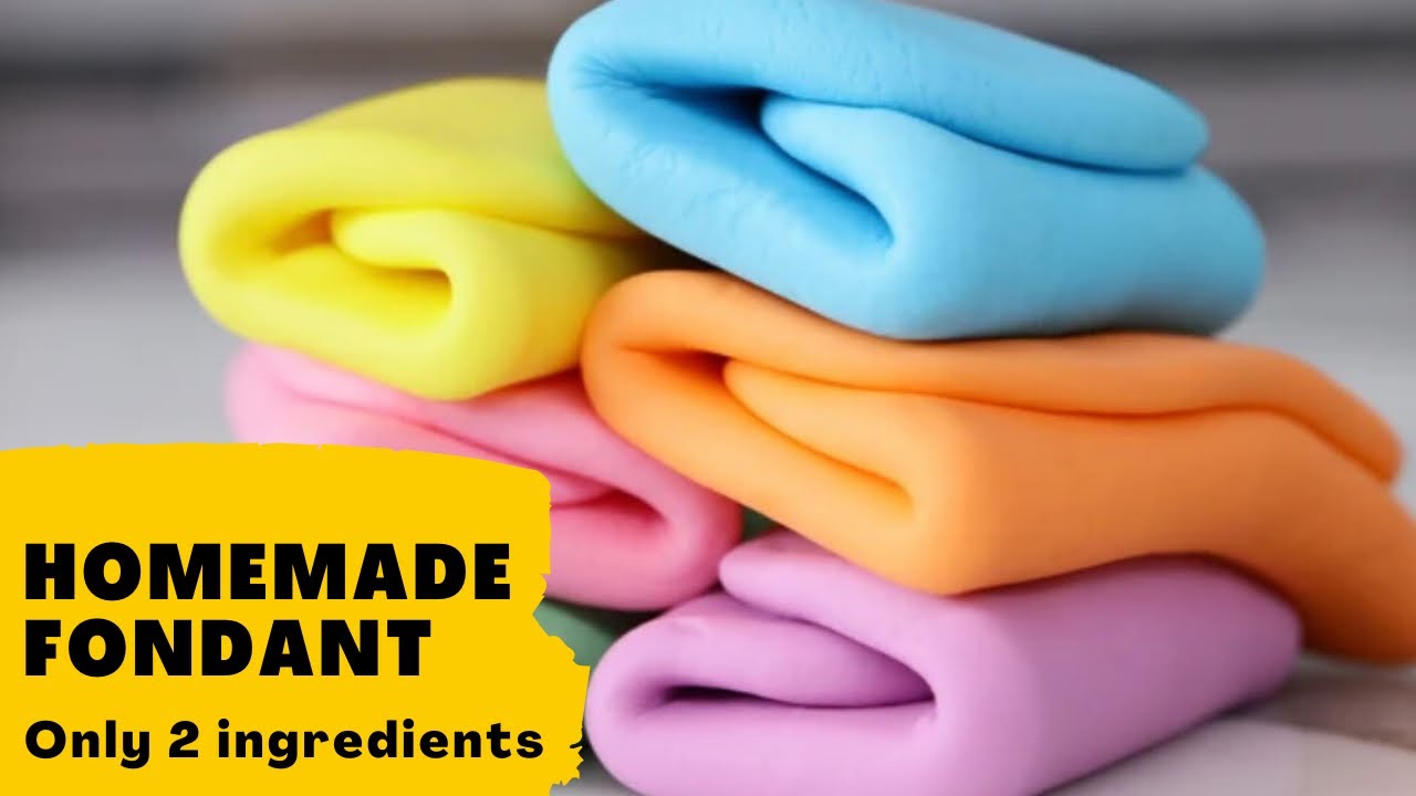Homemade Fondant from Scratch | 2 ingredients only - YouTube