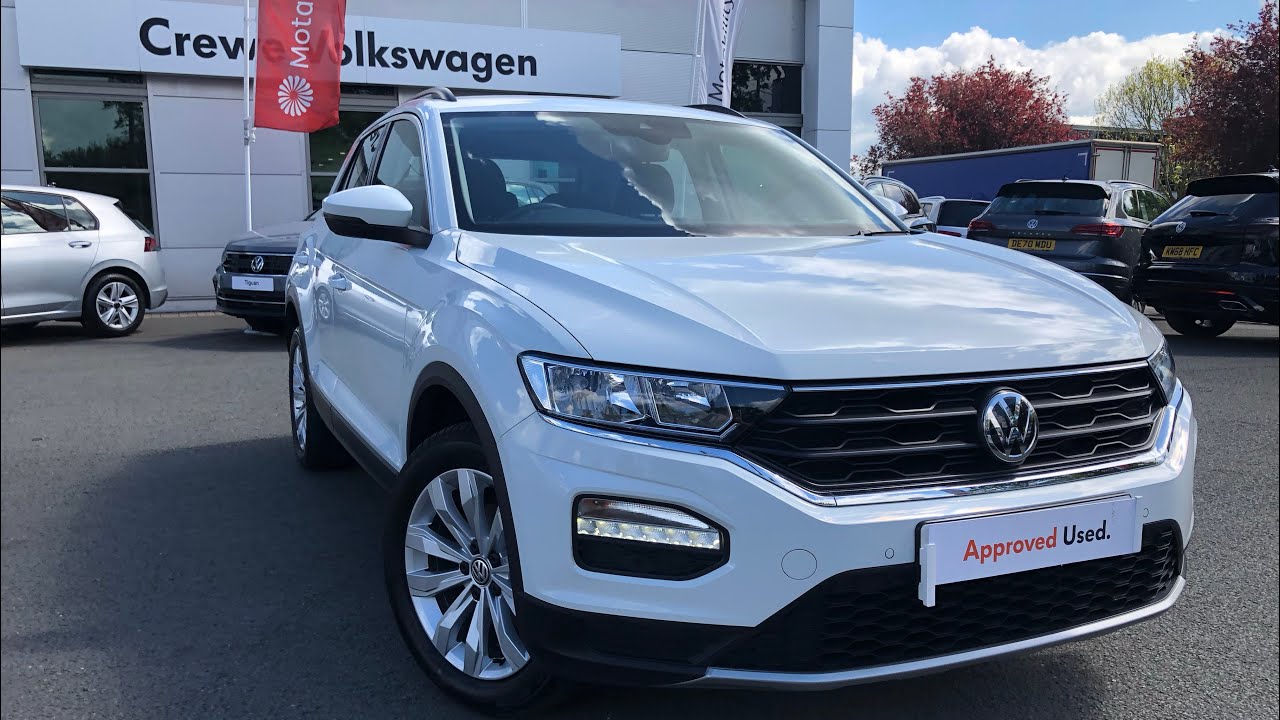 Approved Used Volkswagen T-Roc SE 1.5TSI DSG in Pure White - DE19VOK ...