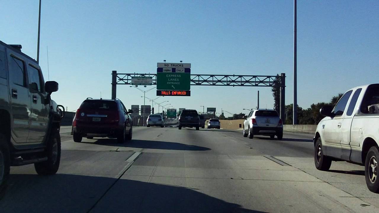 Interstate 95 - Florida (Exits 16 to 8) southbound (Local Lanes) - YouTube
