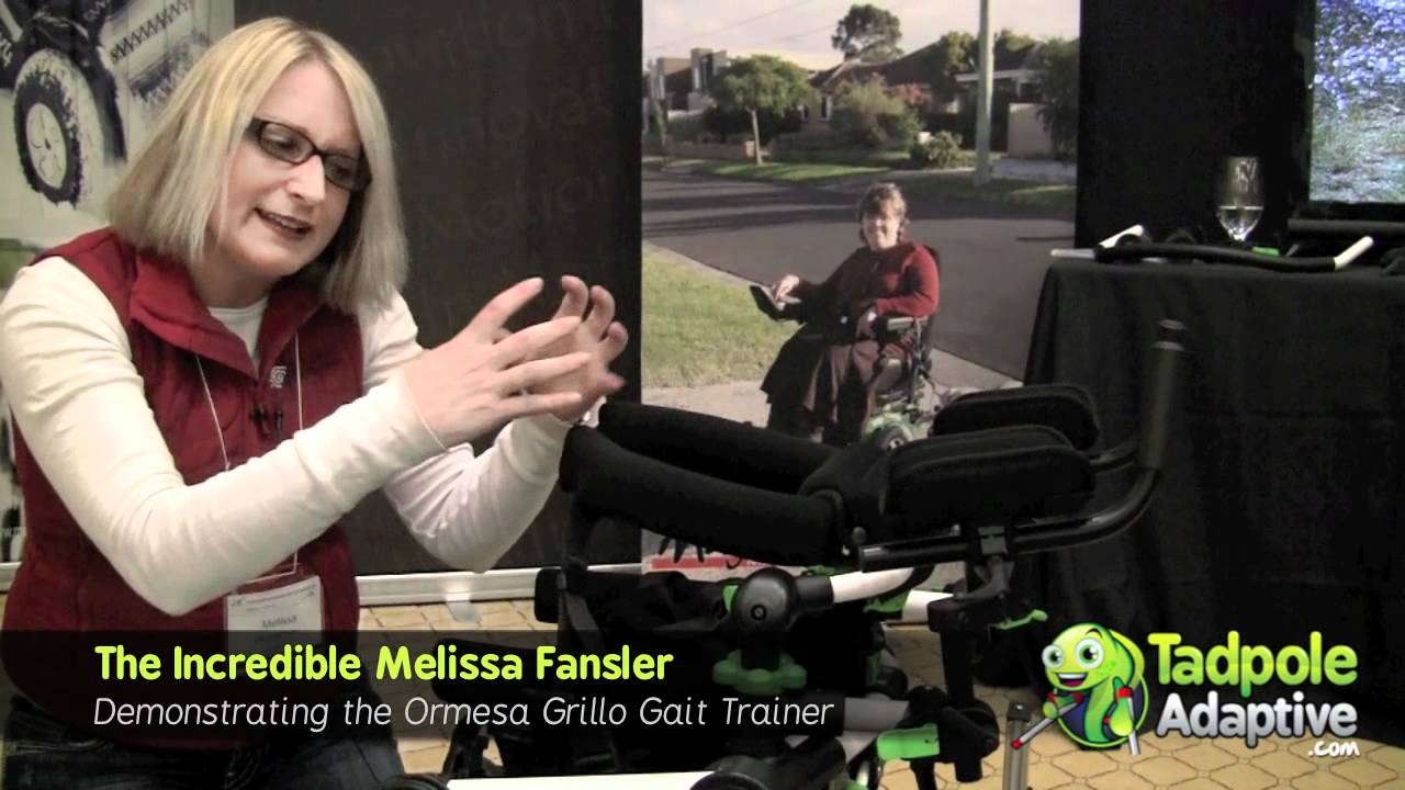 Tadpole Adaptive: Ormesa Grillo Special Needs Gait Trainer - YouTube