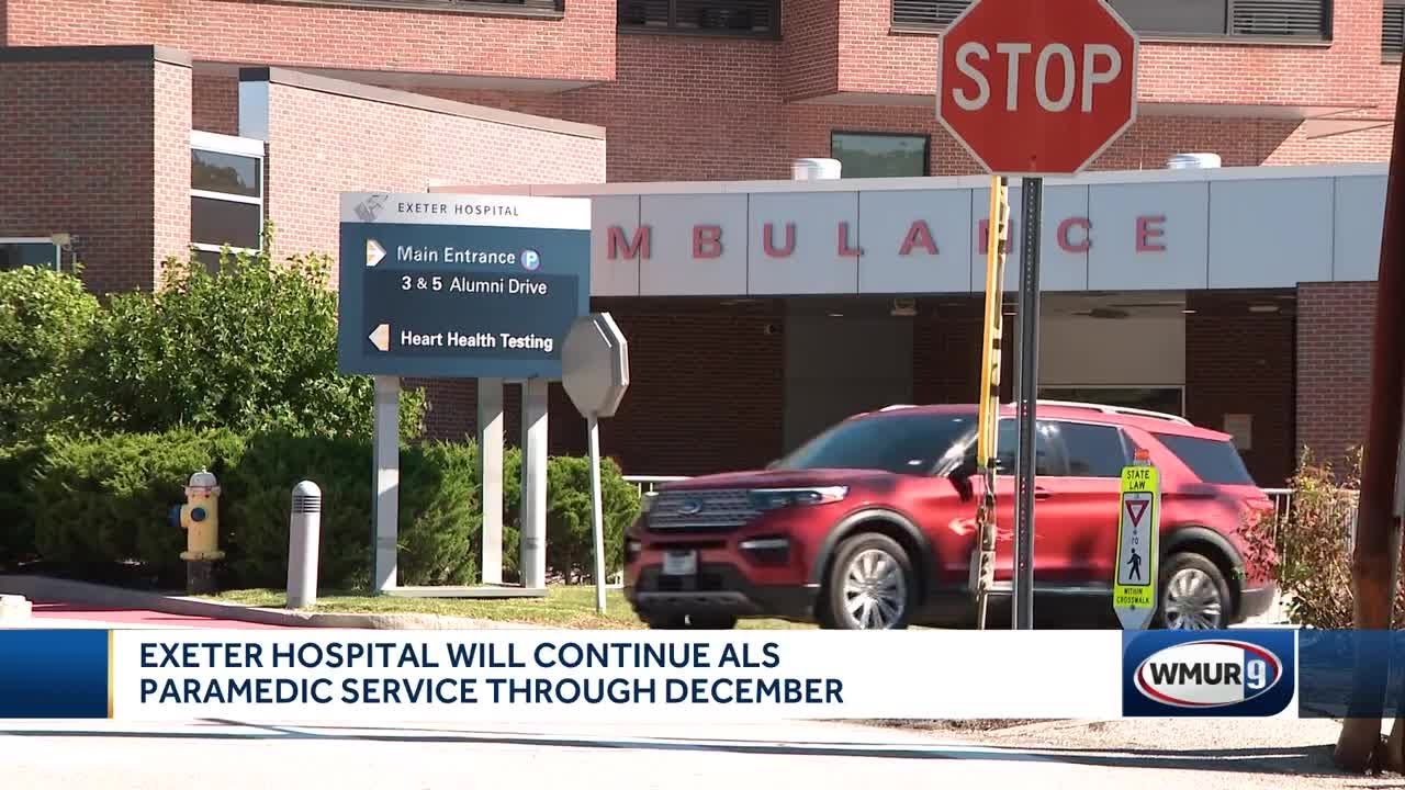 Exeter Hospital will continue ALS paramedic service through December ...