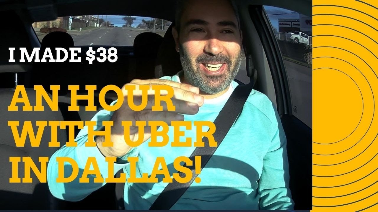 DALLAS DA UBER İLE SAATE $38 KAZANDIM | I MADE $38 AN HOUR WITH UBER IN ...
