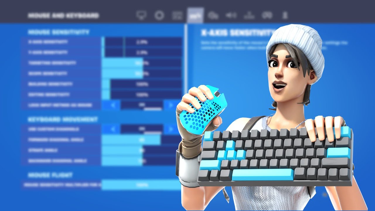 Best OG Fortnite Keyboard and Mouse Settings + Sensitivity - YouTube