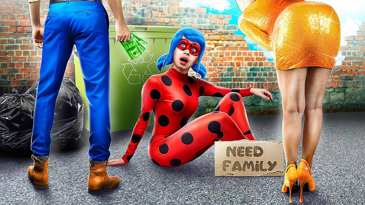 How to Become Miraculous Ladybug in Real Life! Ladybug Was Adopted by a ...