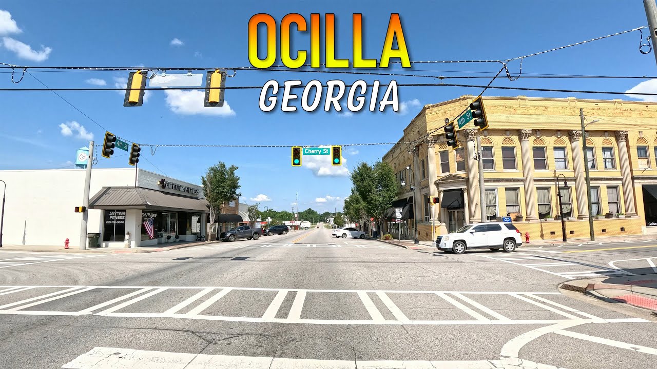 Ocilla Georgia Driving Through - YouTube