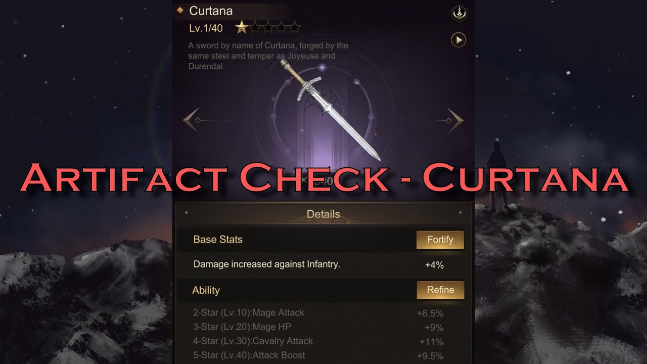 Artifact Check - Curtana | War and Order - YouTube