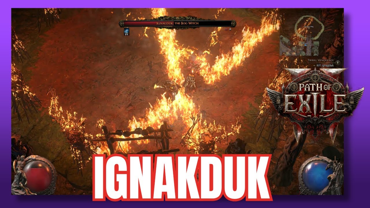 IGNAGDUK The Bog Witch - BOSS | Path fo Exile 2 | The Azak Bog | LVL 40 ...