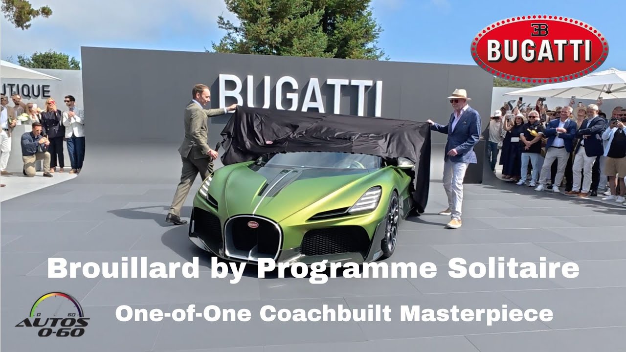 Bugatti Brouillard by Programme Solitaire Debuts at The Quail | One-of ...