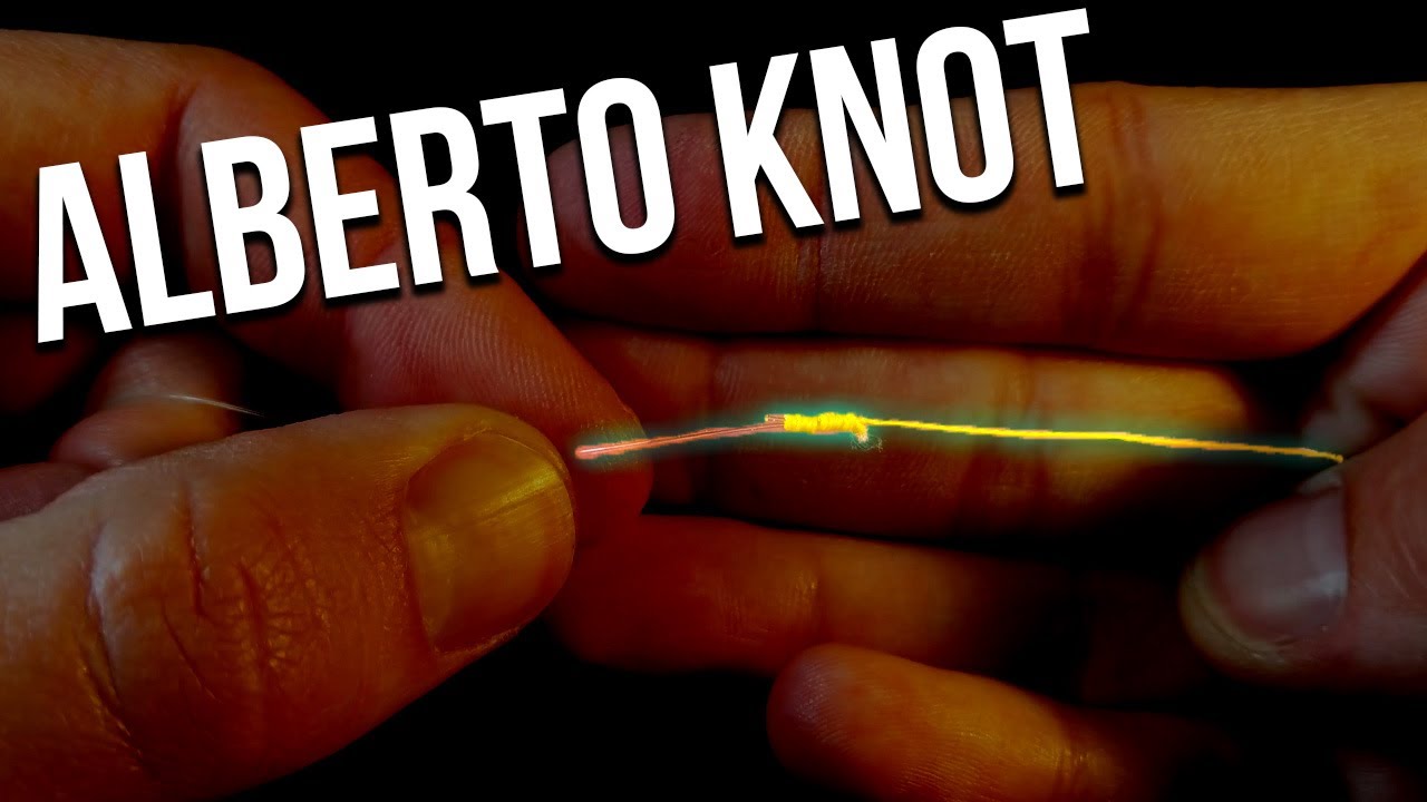 Quick and Easy ALBERTO KNOT - BEST Braid to Mono Knot! - YouTube