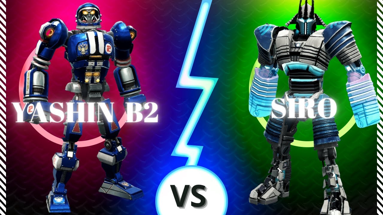 🎮 YASHIN B2 VS SIRO / Real steel world robot boxing gameplay / Game ...