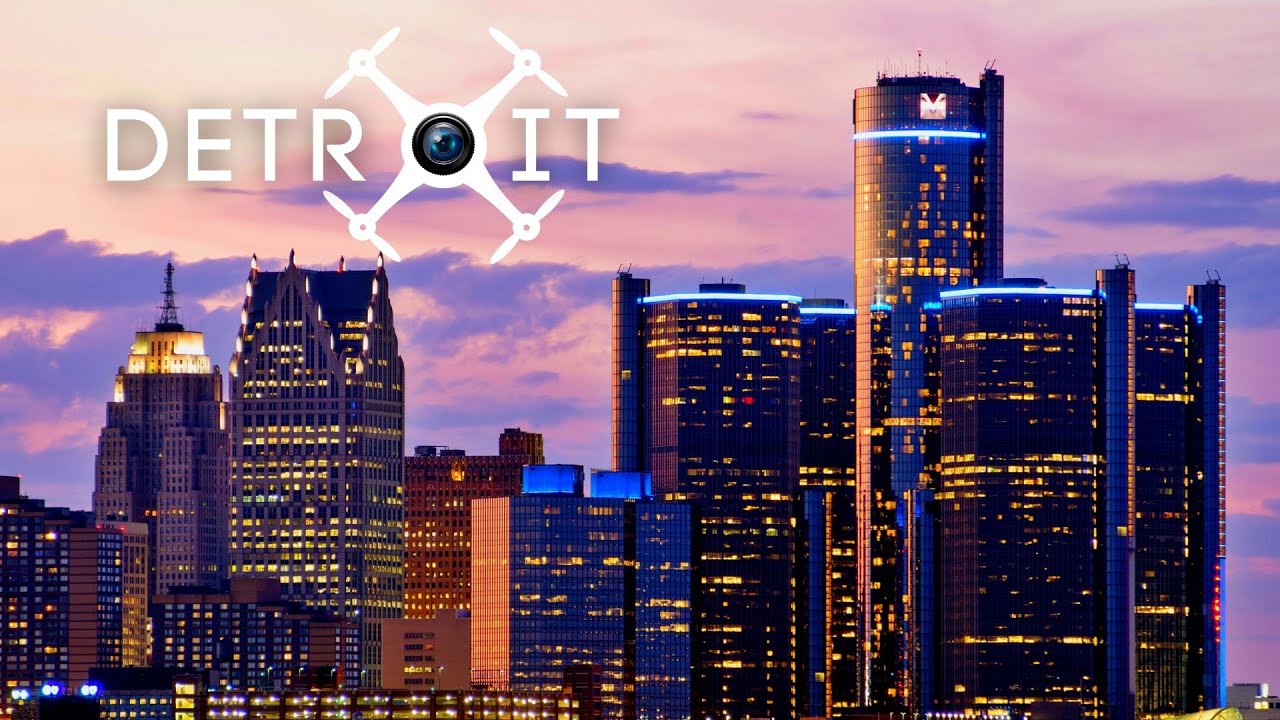Aerial View of 𝗗𝗘𝗧𝗥𝗢𝗜𝗧 City 🇺🇸 Michigan | Drone View | Dr Drone - YouTube