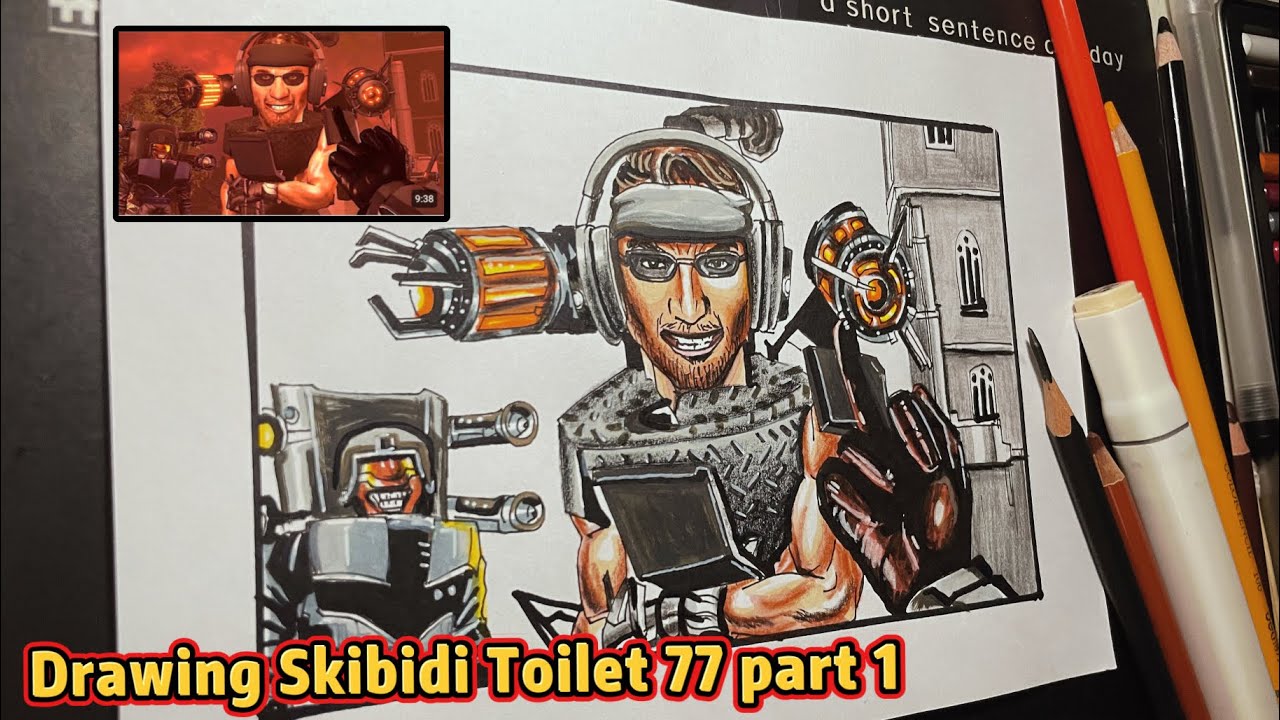 How To Draw Buff Mutant In Skibidi Toilet 77 Part 1 / Drawing skibidi ...