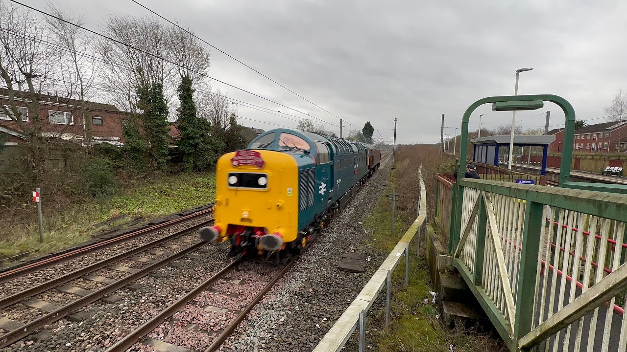 DELTIC 55009 Alycidon and 57012 on 0Z55 28th March 2023 - YouTube