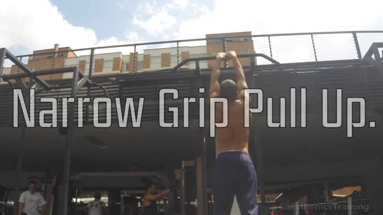 Narrow Grip Pull Up - YouTube