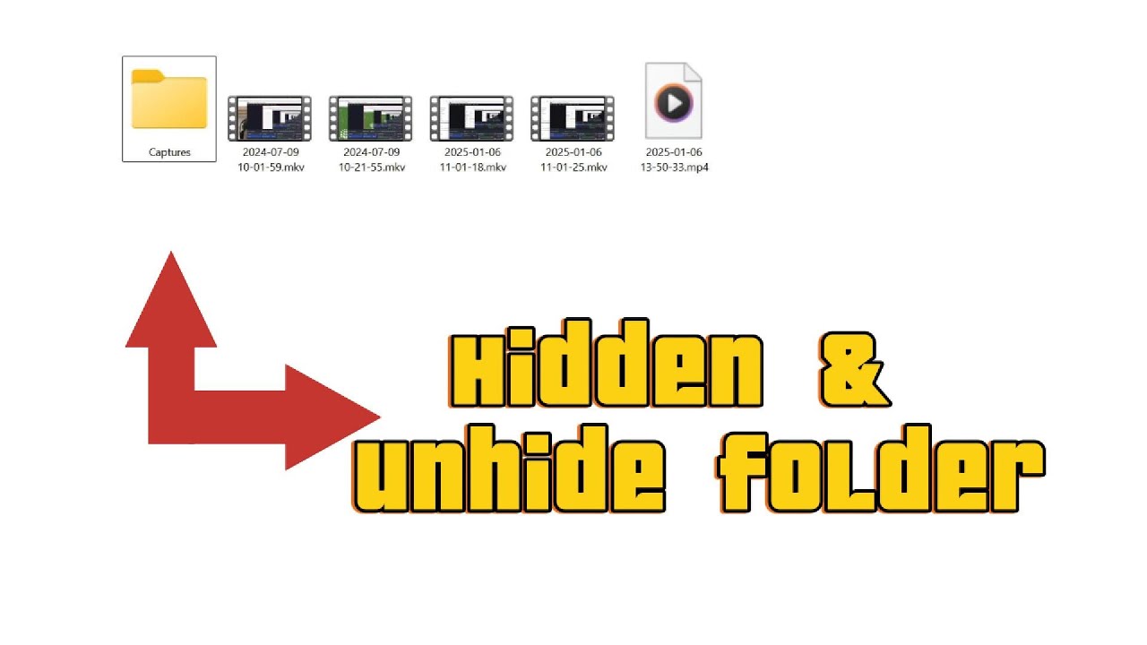 Cara mudah dan singkat hidden file dan unhide folder!! - YouTube