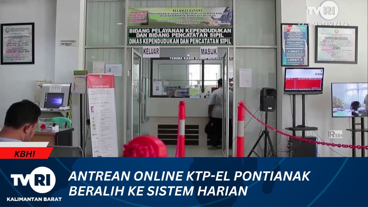 3 DESEMBER 2025 ANTREAN ONLINE KTP EL PONTIANAK BERALIH KE SISTEM ...