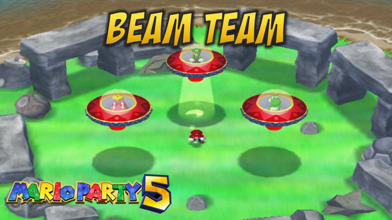 Mario Party 5: Beam Team (1 vs 3 Minigame) - YouTube