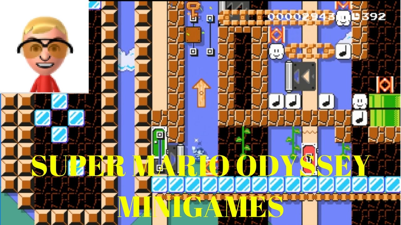 SUPER MARIO ODYSSEY MINIGAMES - Super Mario Maker - YouTube