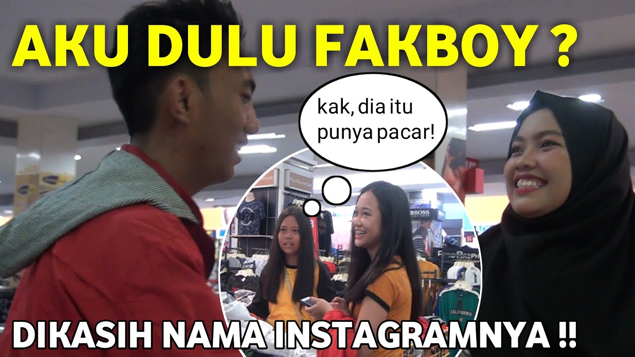FAKBOY!! CARA AKU DAPAT NAMA INSTAGRAM CEWEK #satutahunyanglalu - YouTube