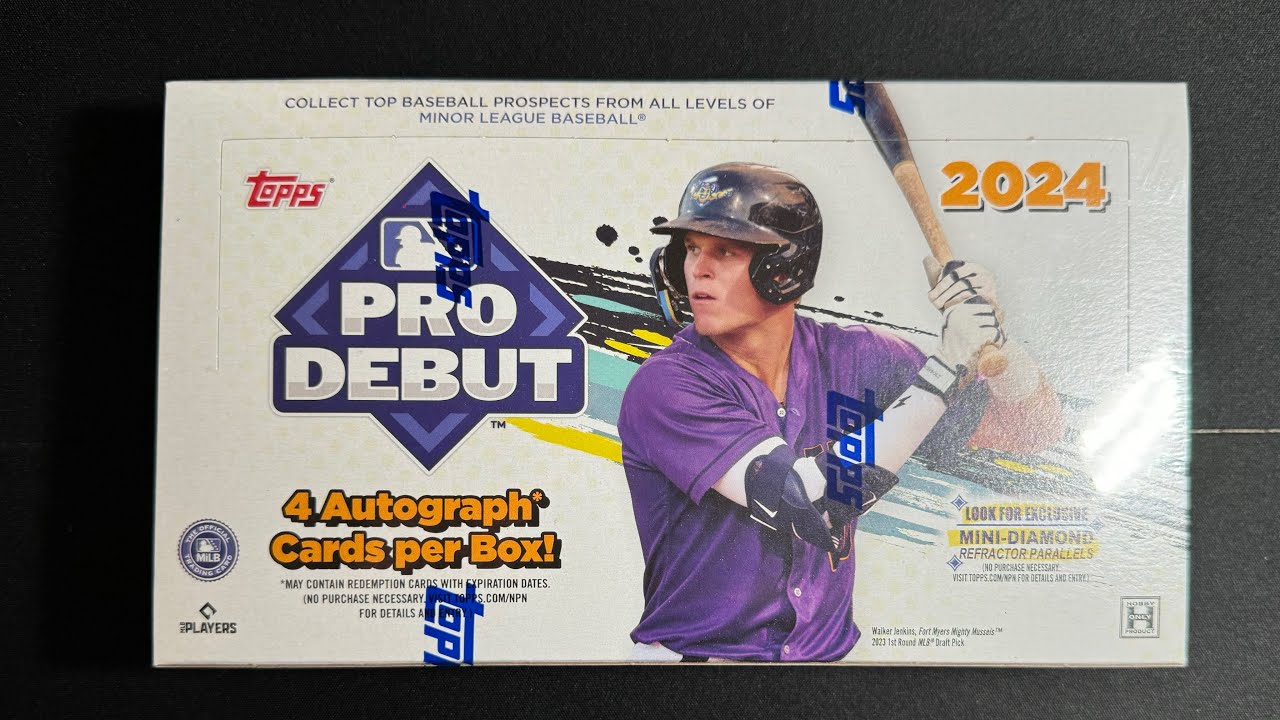 WHAT A BOX! Opening a 2024 Topps Pro Debut Hobby box! 🔥 - YouTube