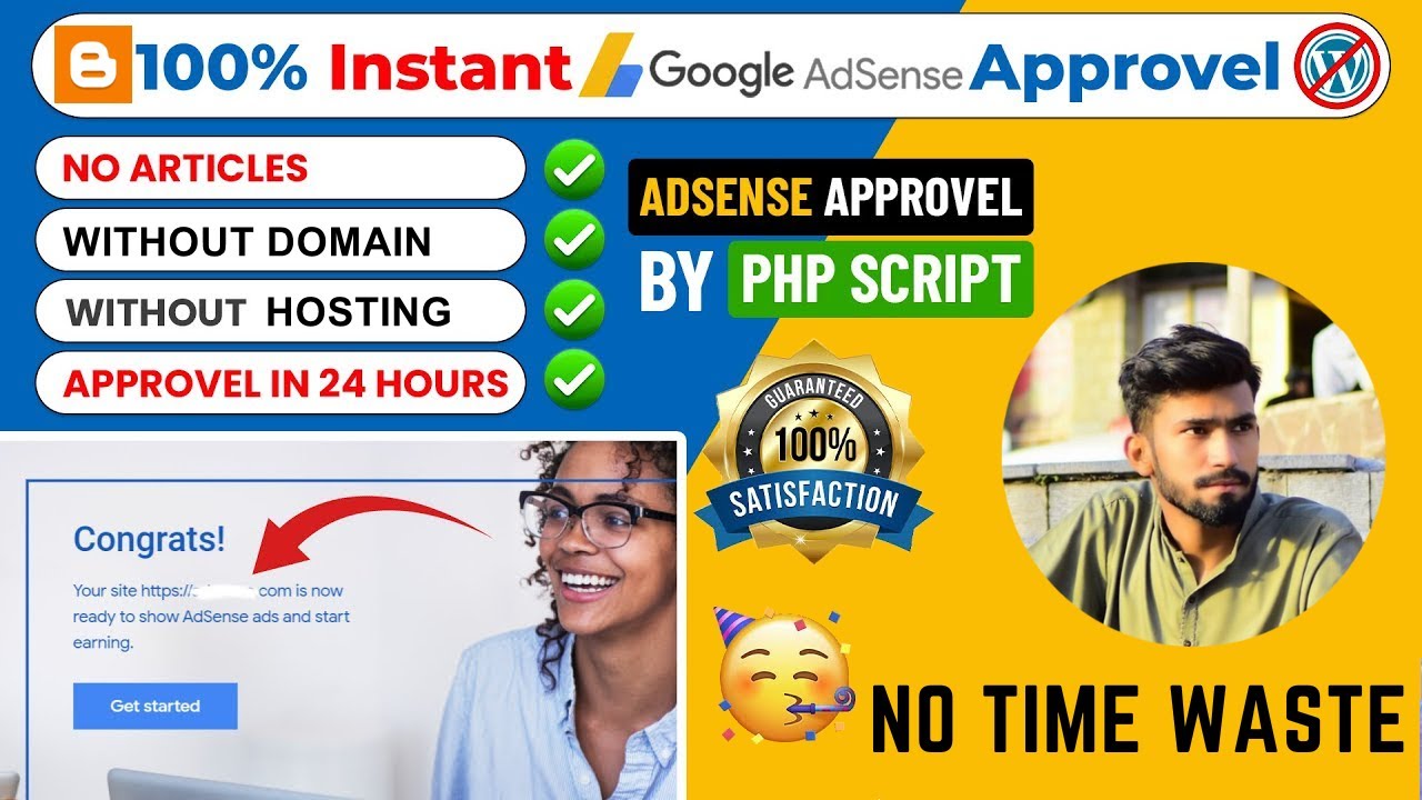 Adsense Approval In 12 Hour Without Articles Blogger Approval Script Fancy Font Script