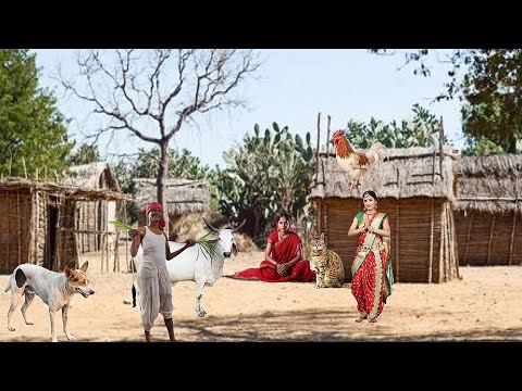 Beautiful Village Lifestyle | Village Family Routine in Mud House ...