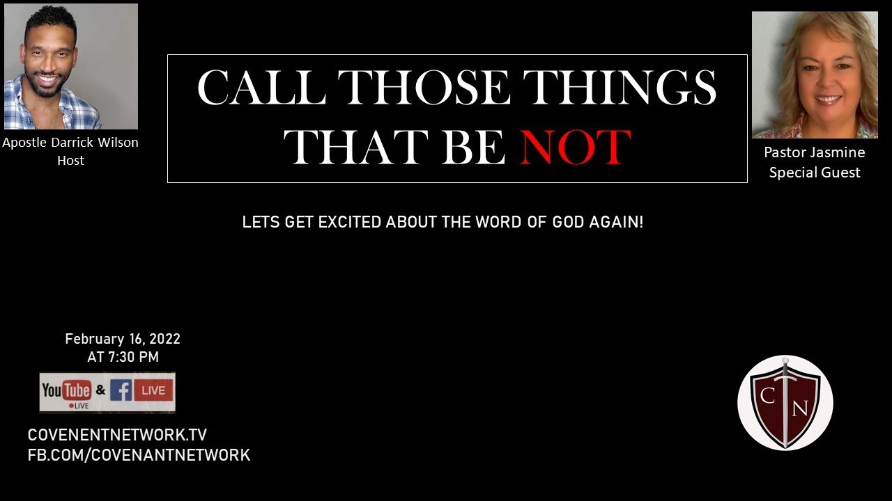 Call Those Things That Be Not - YouTube