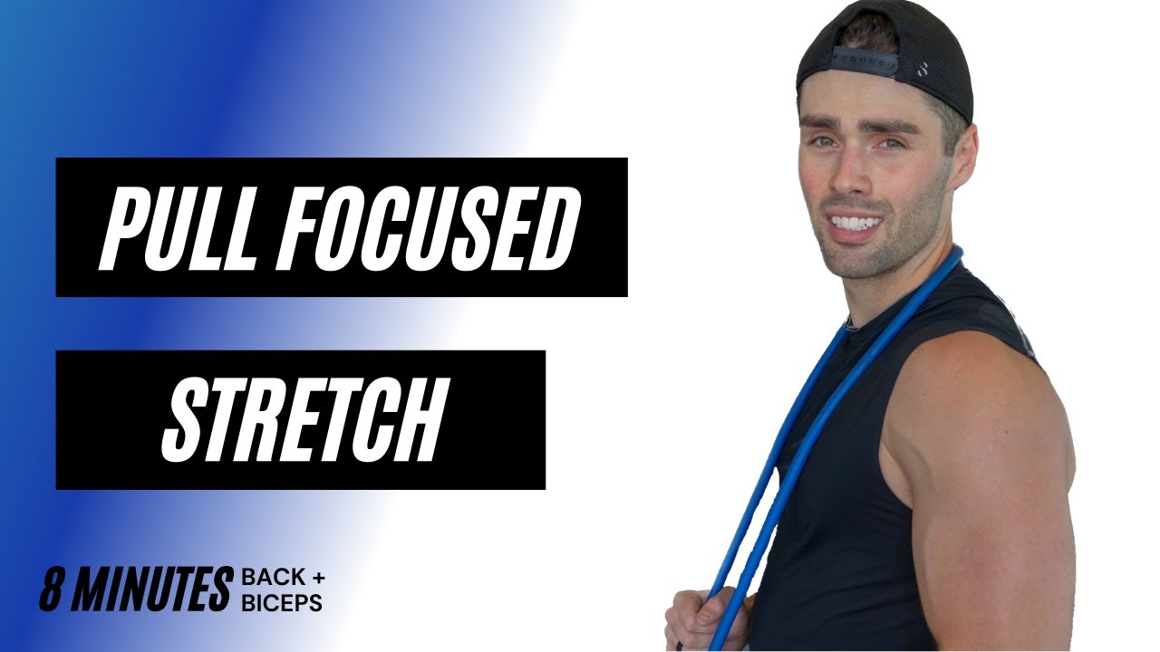 Pull Focused Stretch | Back + Bicep Stretching | FOLLOW ALONG - YouTube