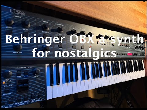 Behringer OBX a synth for nostalgics - YouTube