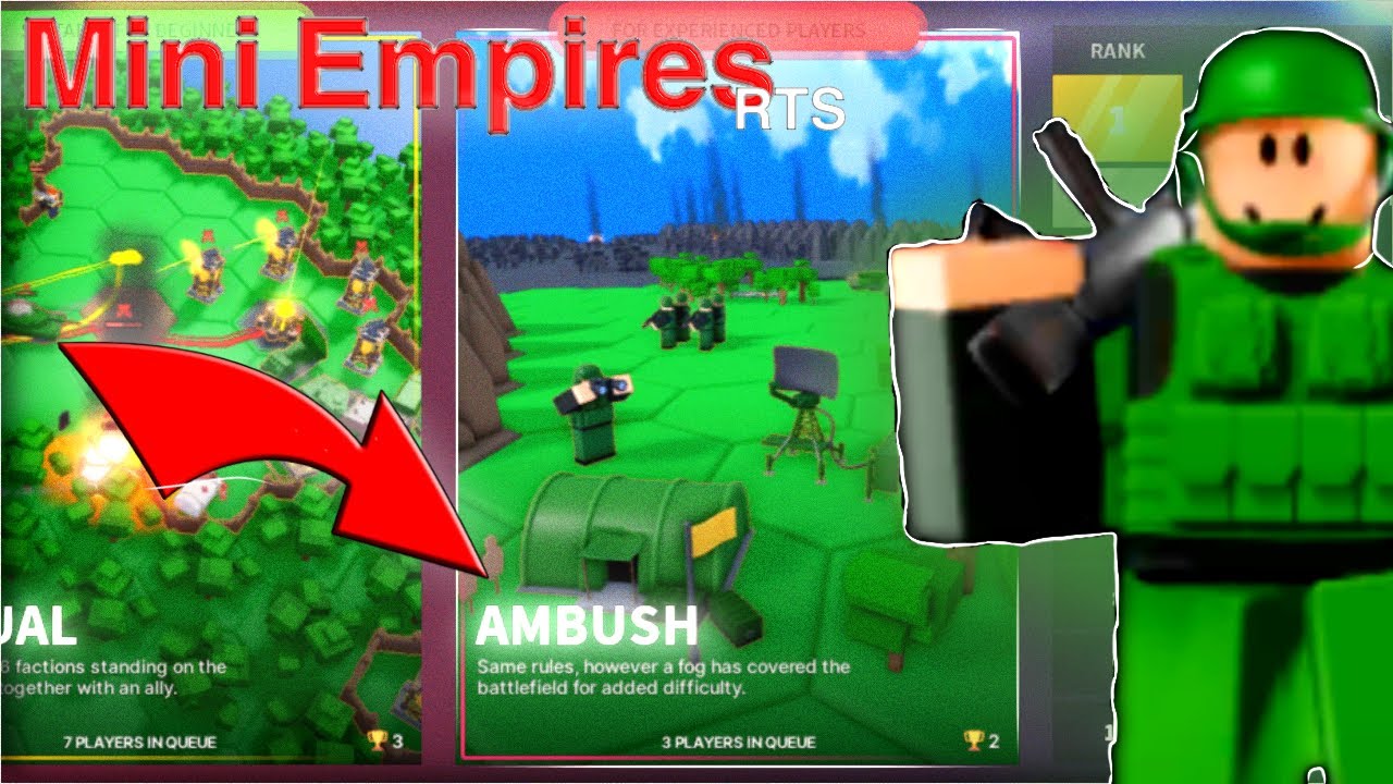 ЛУЧШАЯ стратегия RTS в Роблоксе?! Roblox MINI EMPIRES - YouTube