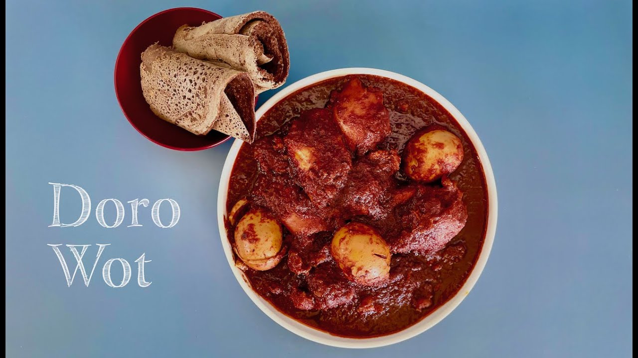 Ethiopian Doro Wot Recipe | Ethiopian Chicken Stew - YouTube
