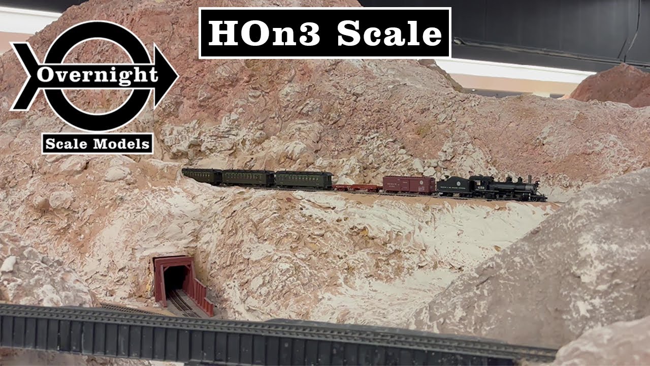 HOn3 Scale Blackstone K-27 Chili Line Passenger Train - YouTube