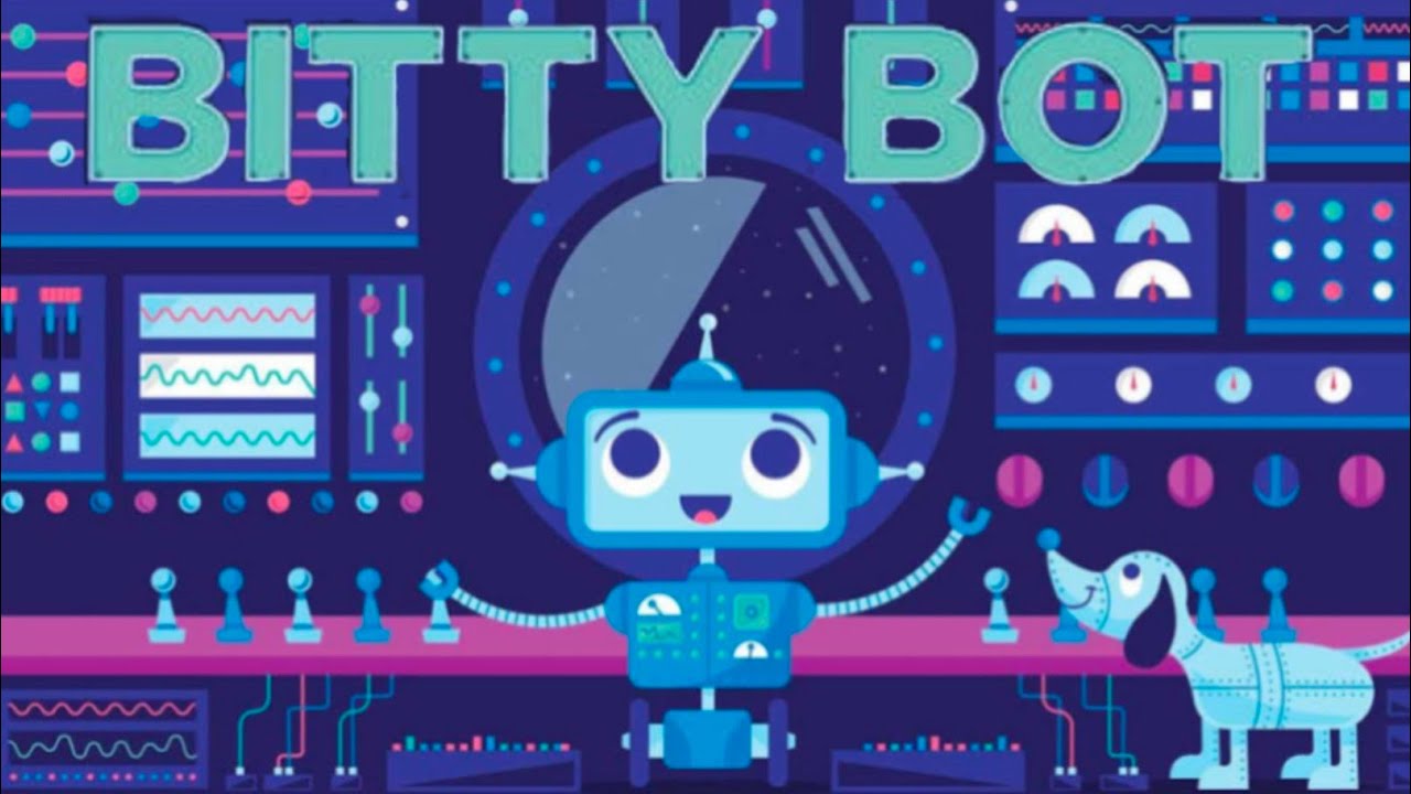 Reading "Bitty Bot" with voices and visual/sound effects - YouTube