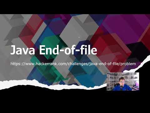 [SOLVED!] Java End-of-file - HackerRank - YouTube