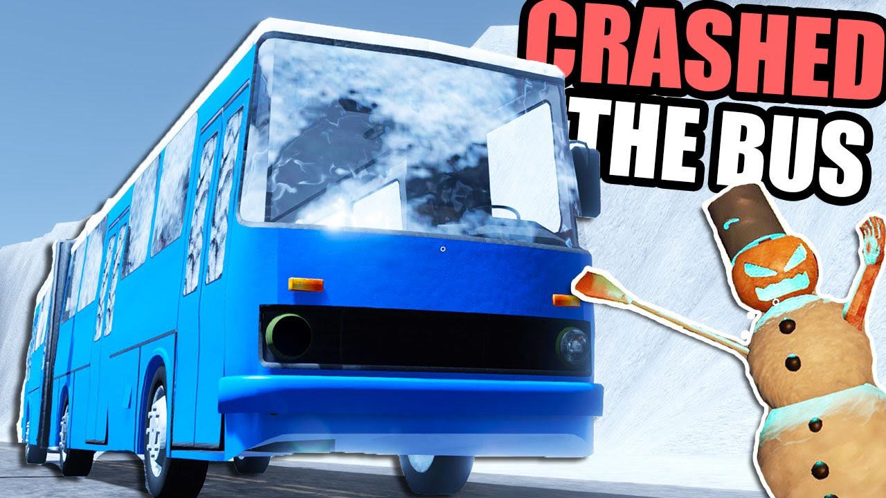 Driving (and CRASHING) The NEW Bus! Hunting Zombie Snowmen! - The Long ...