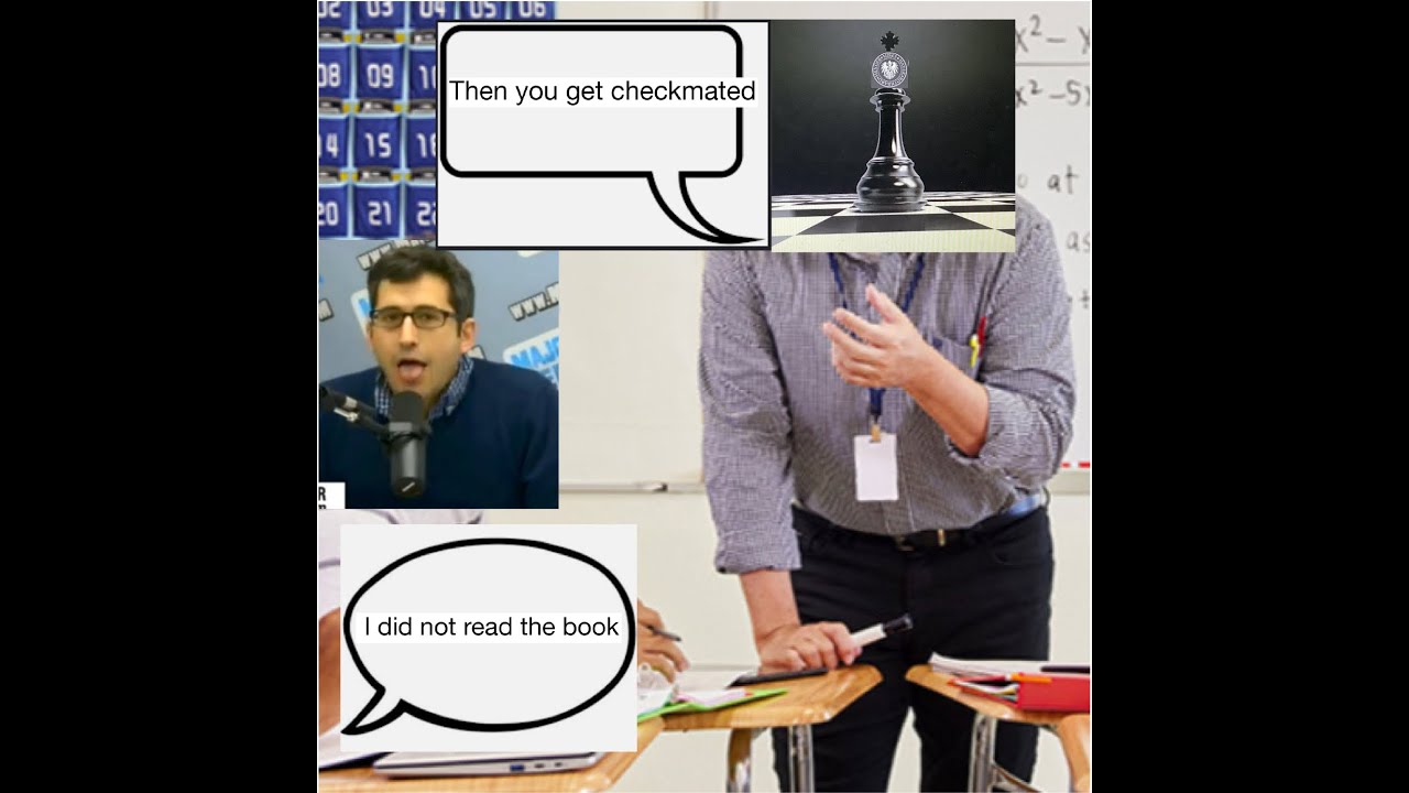 Sam Seder failed book report gets checkmated - YouTube
