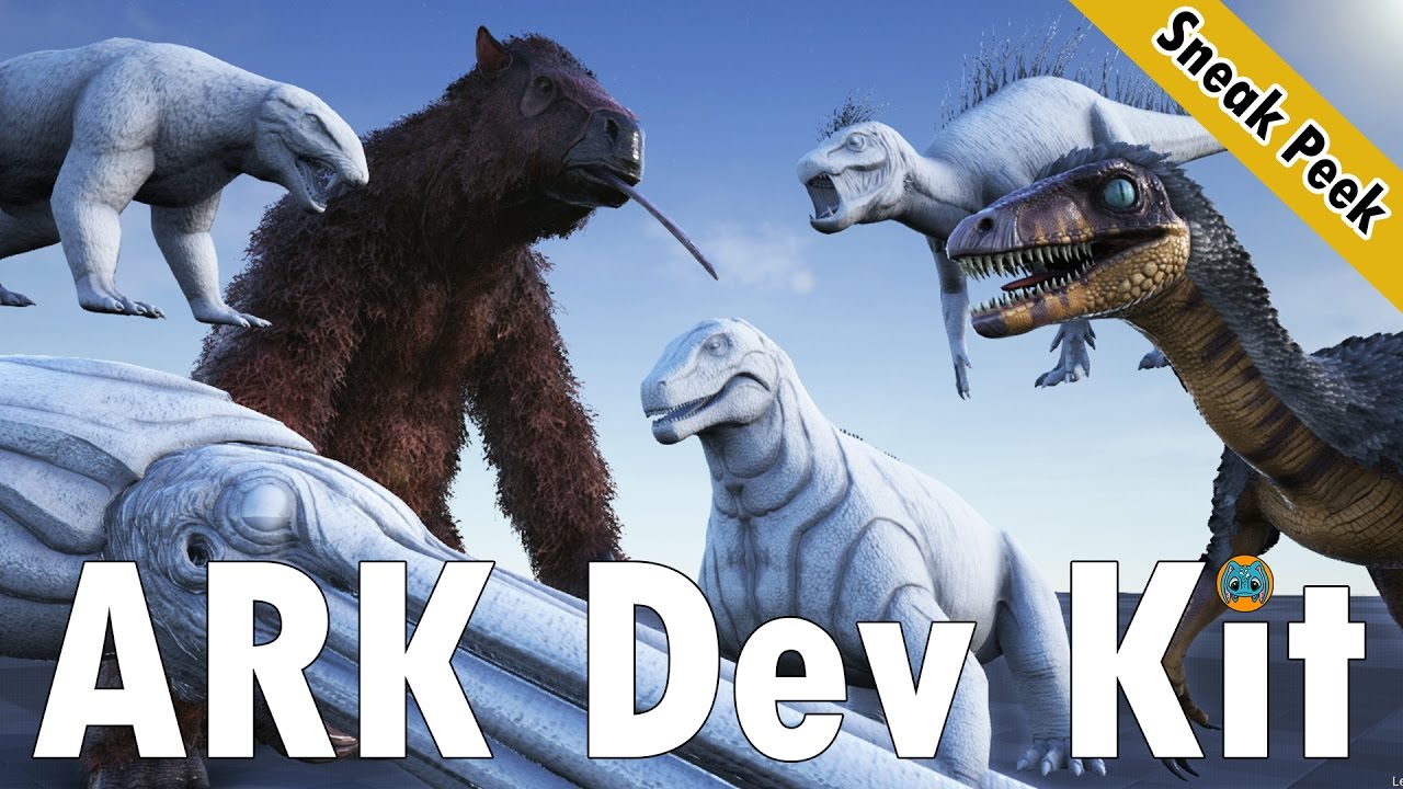 ARK Dev Kit Sneak Peek | Megatherium, Moschops, Purlovia, Tusoteuthis ...