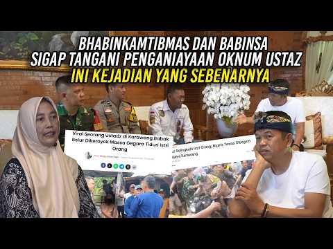 BHABINKAMTIBMAS DAN BABINSA SIGAP TANGANI PENG4N1AY4AN 0KNUM USTAZ | INI KEJADIAN YANG SEBENARNYA