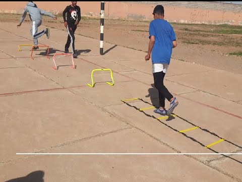 حركات خاصة بالوثب الطويل ( القفزالطويل) échauffement spécifique saut en longueur - YouTube